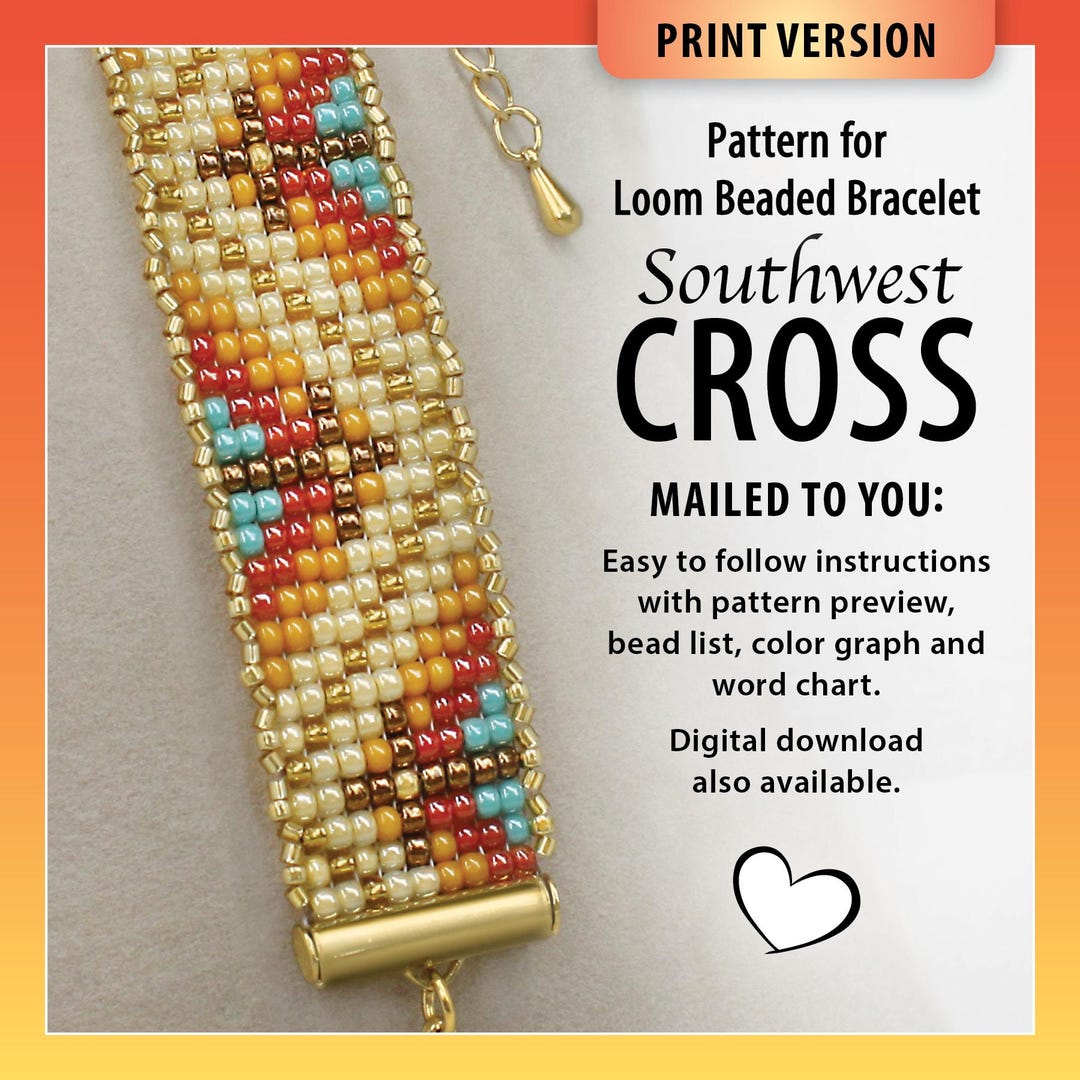 A Printed Copy of the Beaded Loom Pattern And/or the Fringe ...
