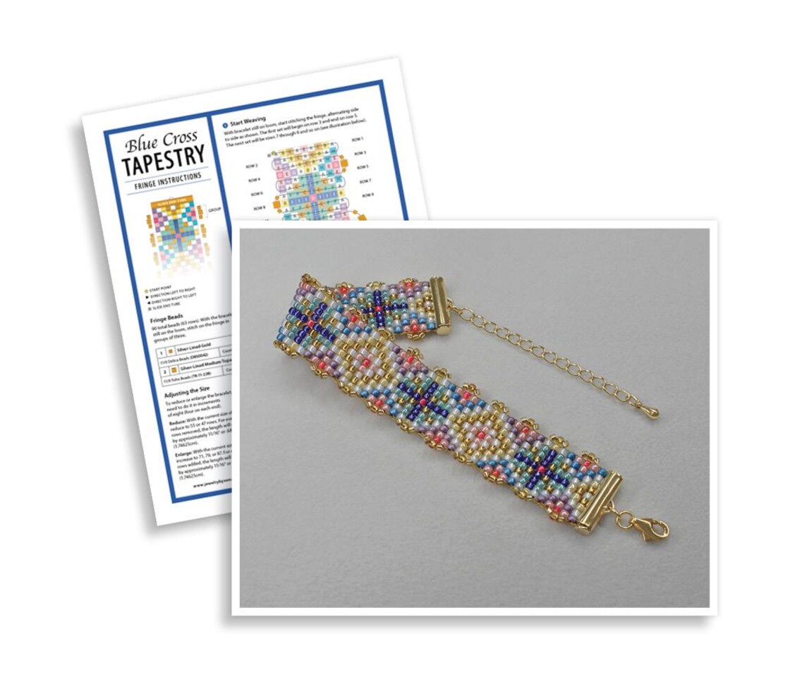 A Printed Copy of the Beaded Loom Pattern And/or the Fringe ...