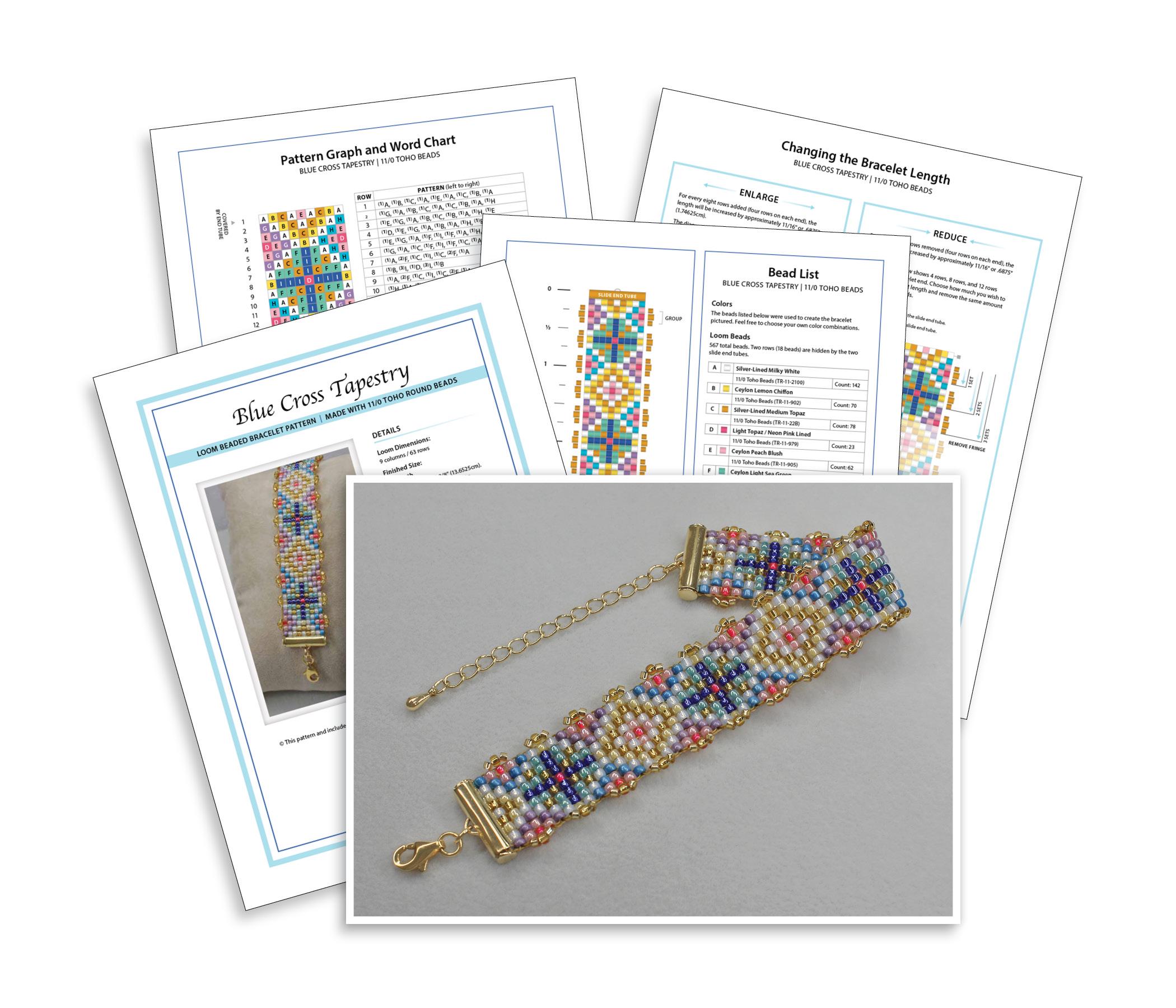 A Printed Copy of the Beaded Loom Pattern And/or the Fringe ...