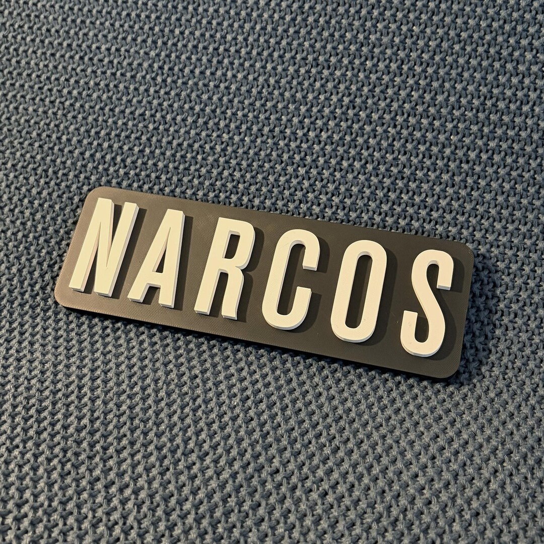 NARCOS | 3D Printed Logo Sign - Etsy UK