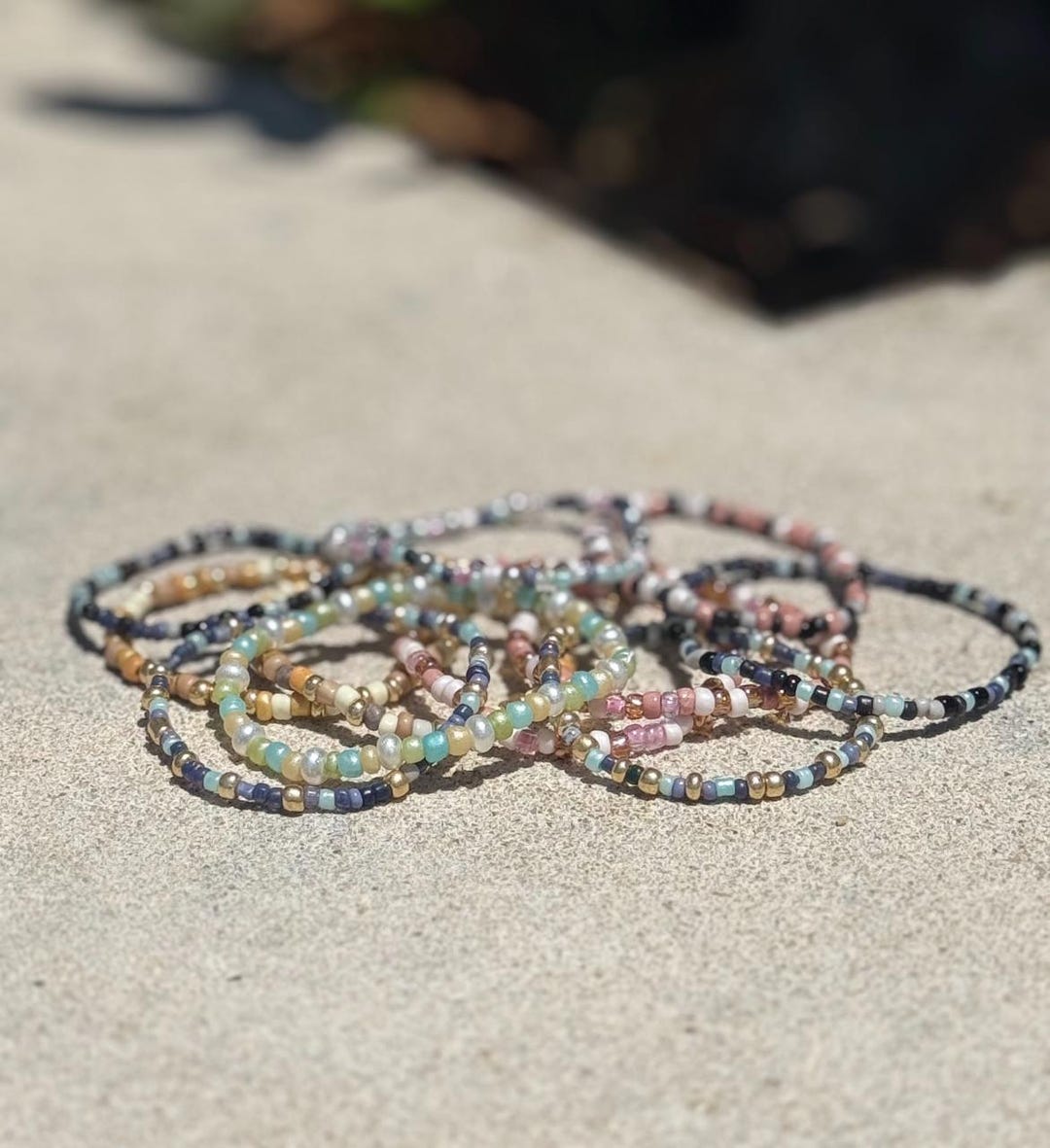 Small Beaded Bracelets - Etsy