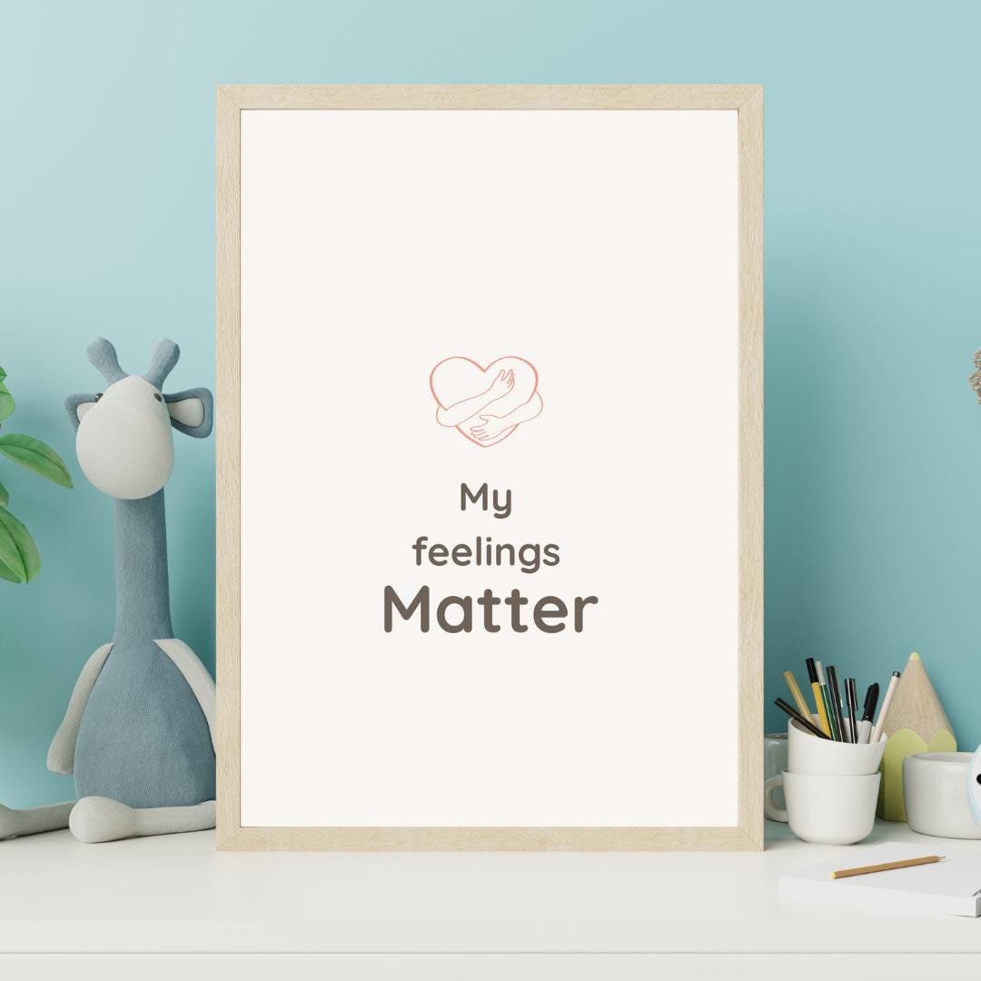 Montessori Positive Affirmations Wall Art | Toddler Nursery Decor | ‘I ...