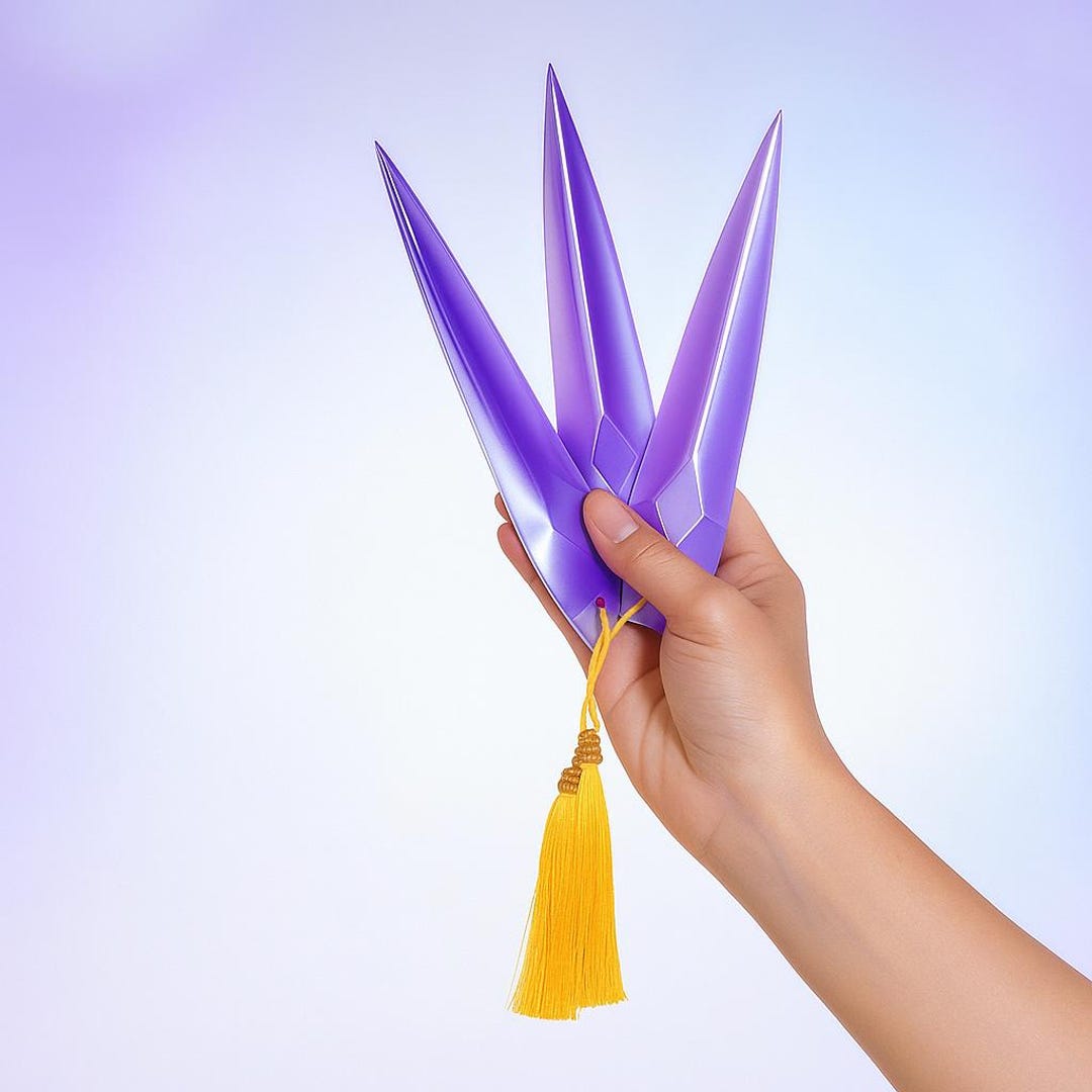 Zoey's Glaive Prop – K-pop Demon Hunter Cosplay Weapon, PLA 3D Printed ...
