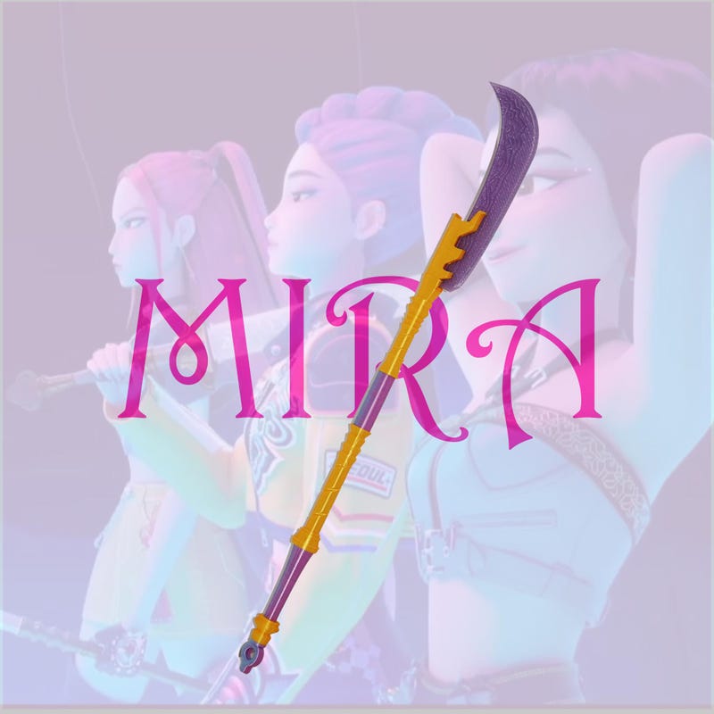 Kpop Demon Hunters Mira Sword - Etsy