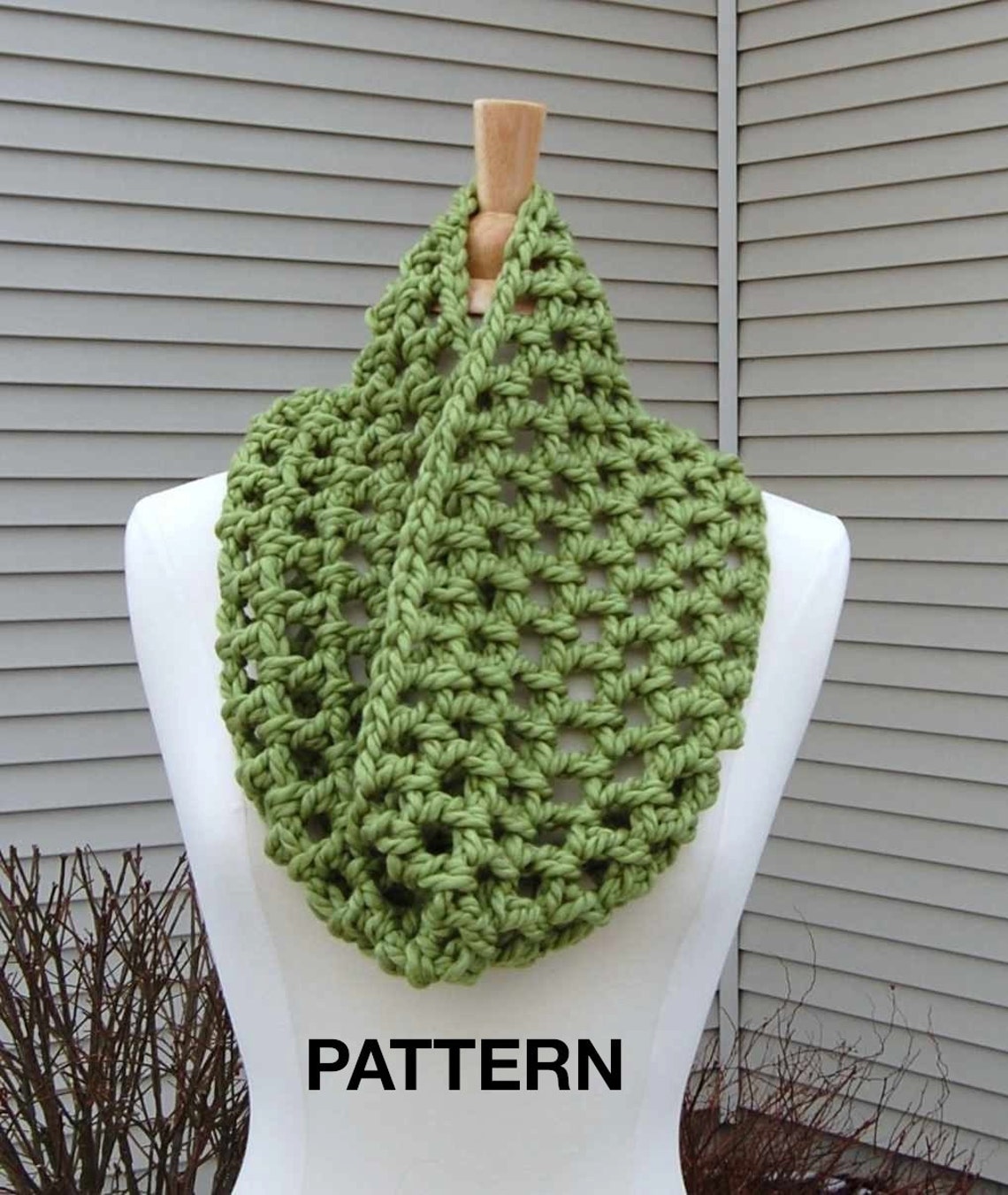 Crochet Cowl Pattern Easy Cowl Crochet Pattern PDF Download - Etsy