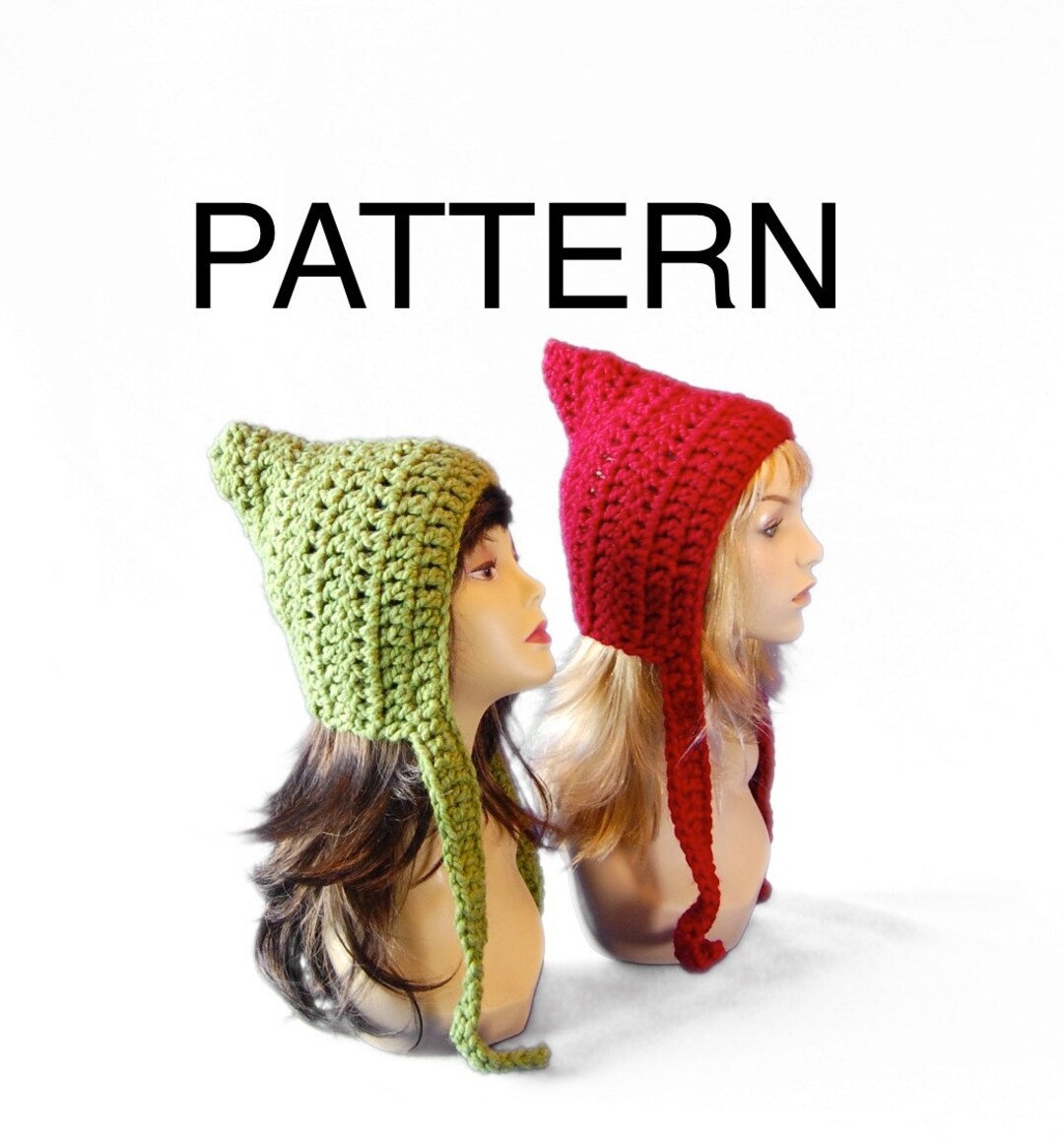 Beginner Crochet Pixie Hat Pattern - Bulky Yarn, Easy DIY Winter Craft - Etsy
