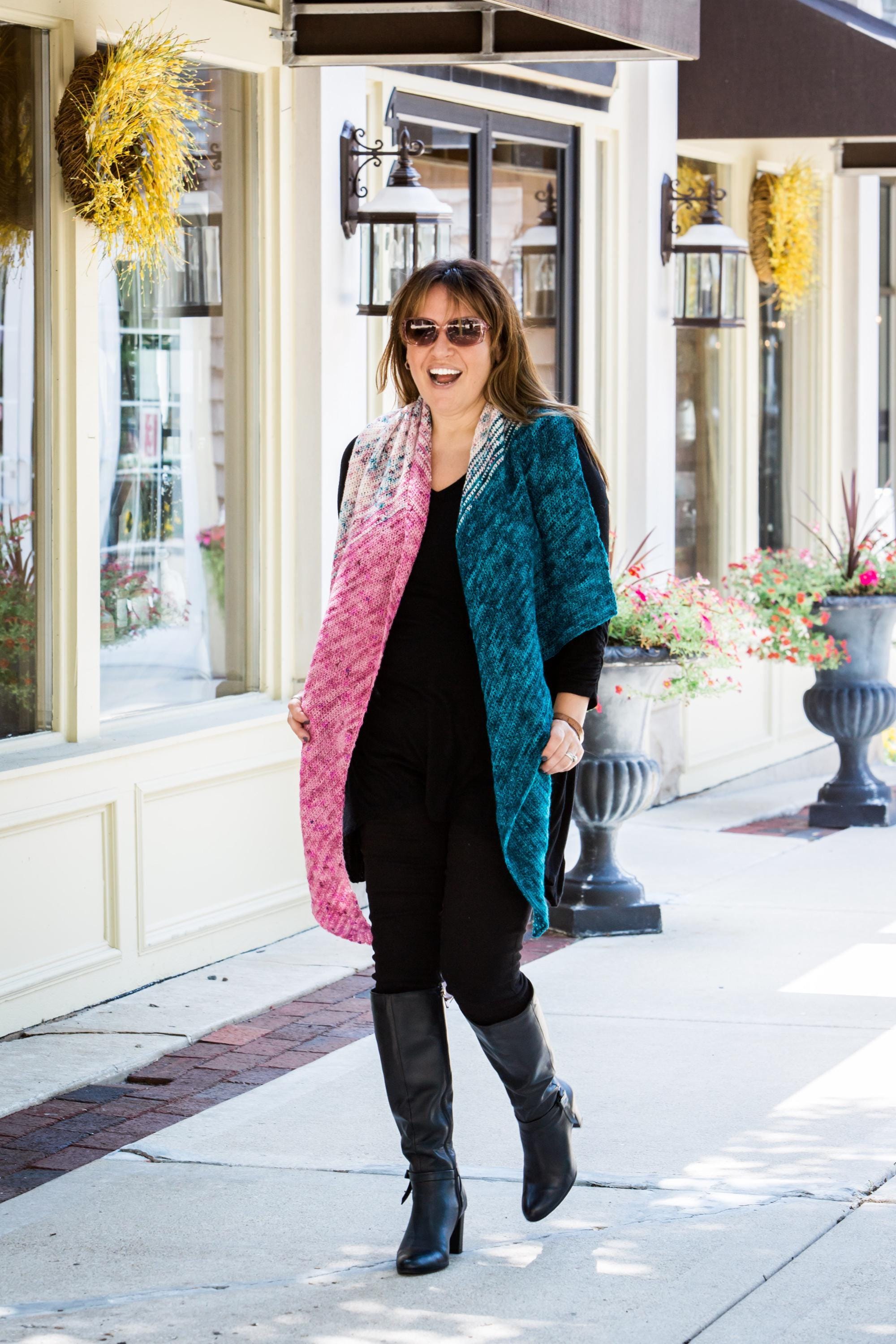 Amsterdam Fade Triangle Scarf Crochet Pattern - Advanced Beginner ...