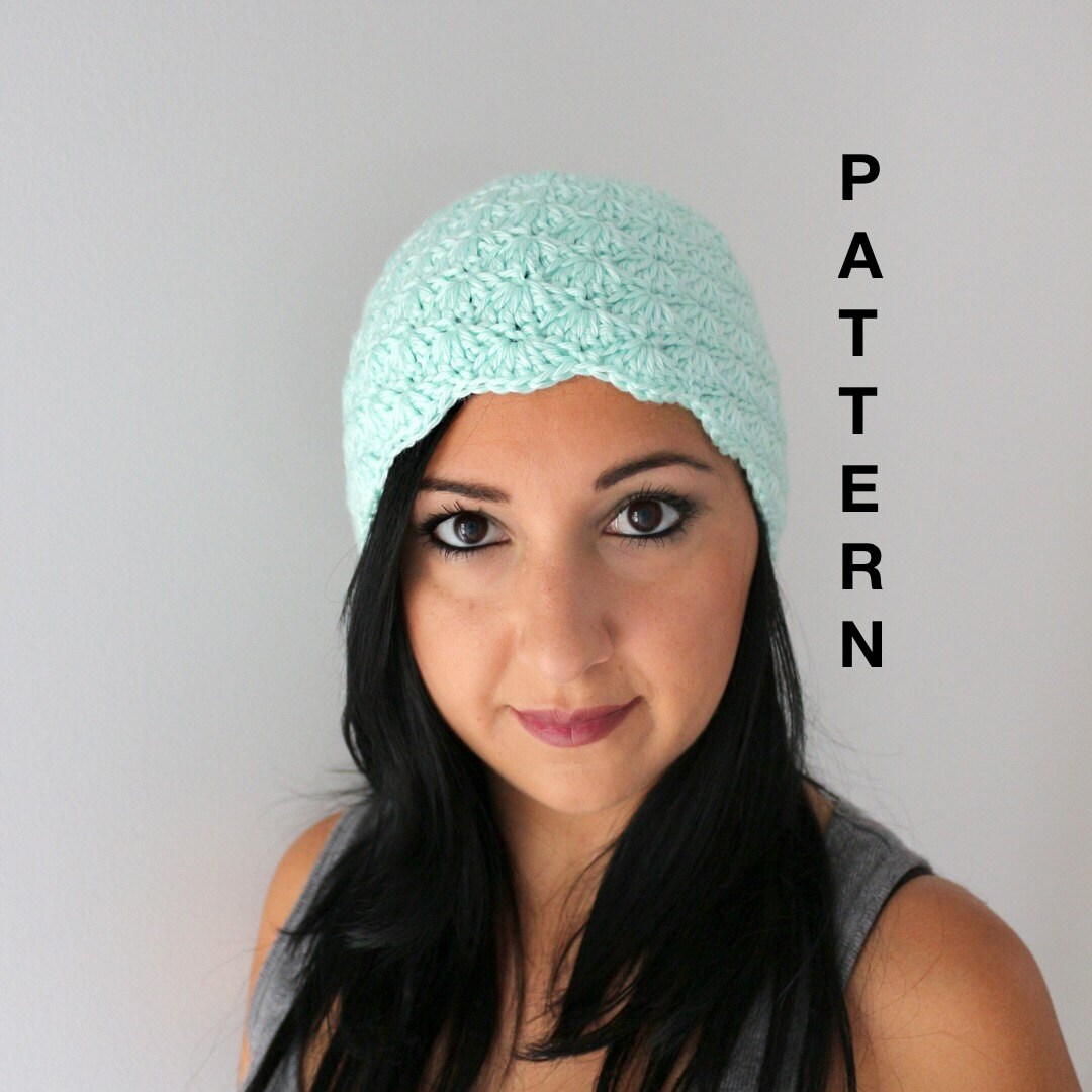 Sara Shell Hat: Intermediate Crochet Pattern With Worsted Yarn ...