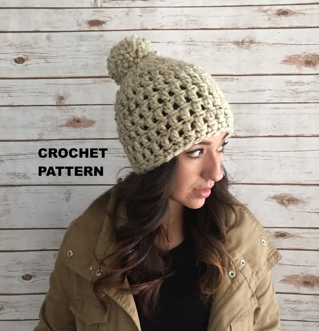 Lakeside Chunky Beanie: Advanced Crochet Pattern for Super - Etsy