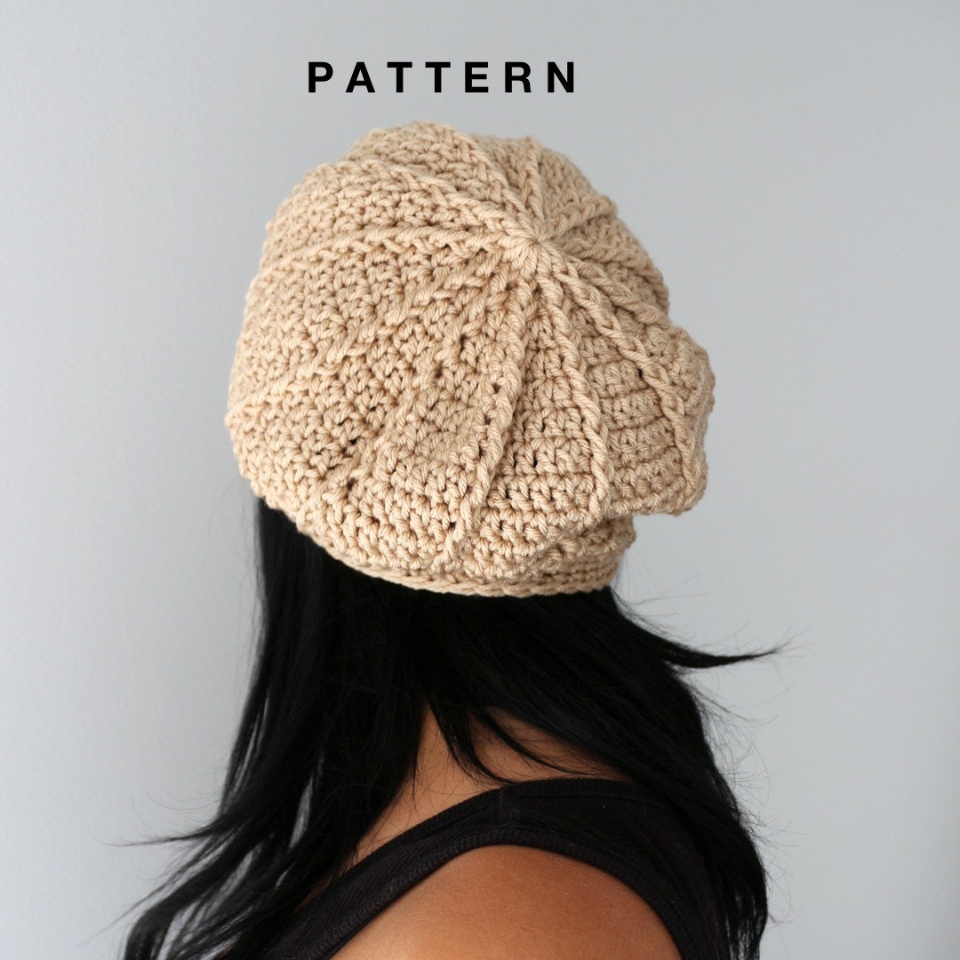 The Spider Web Hat Crochet Pattern Crochet Textured Beanie | Etsy