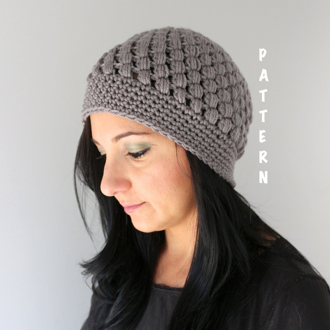 Buy Orland Puff Stitch Beanie Intermediate Crochet Pattern, Cozy DK ...