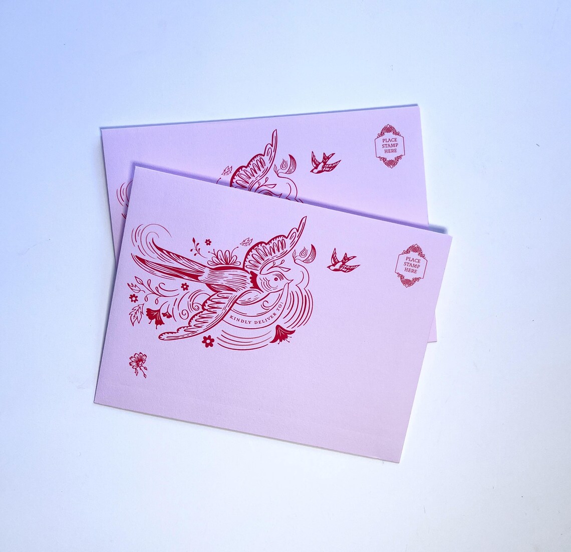 Digital Downloadable Dove Letter Set Envelope and Matching Sheets ...