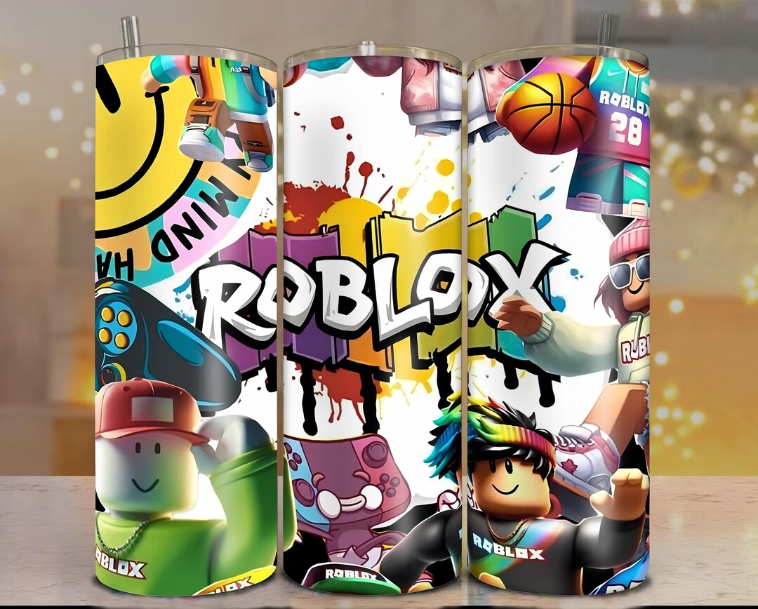 Roblox Wrap 20oz PNG | Skinny Tumbler Sublimation Design - Etsy