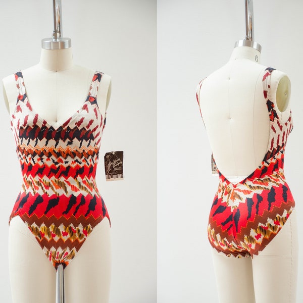 High Back Swimsuit - Etsy