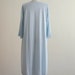 Blue Nylon Robe Silky Blue Housecoat - Etsy