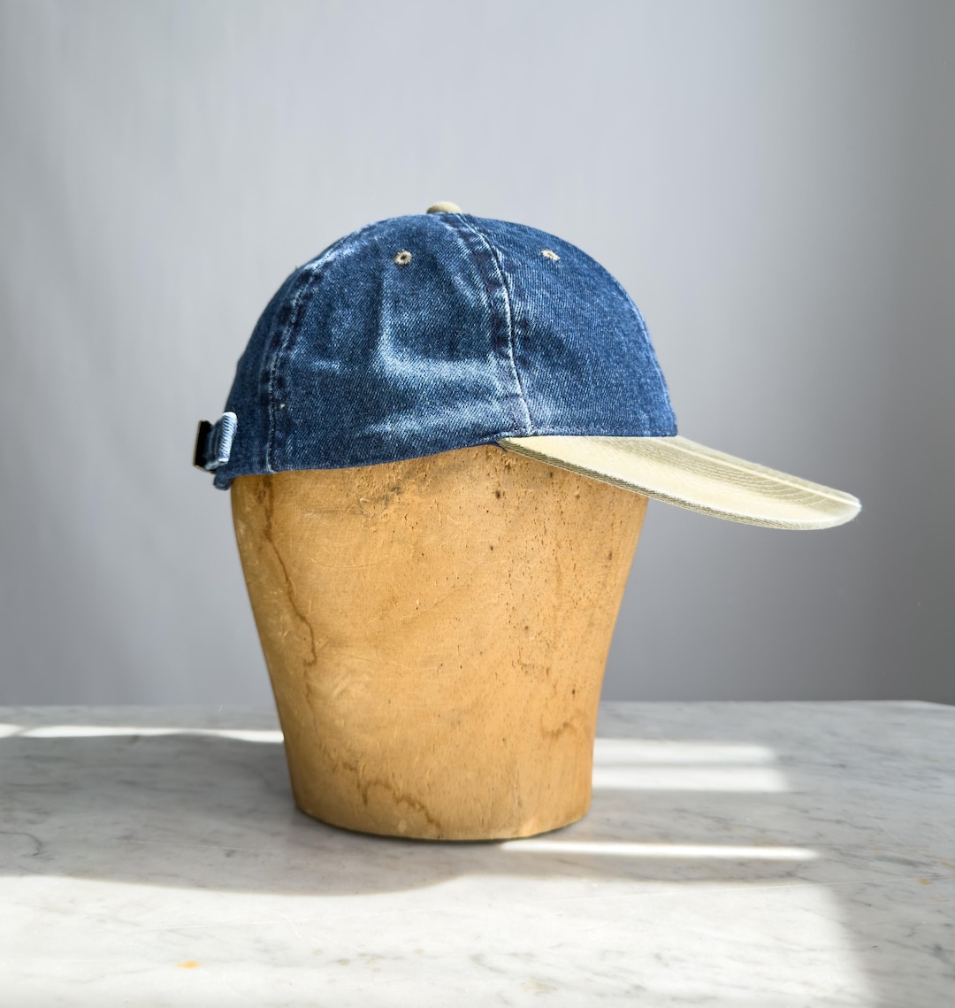 Vintage Baseball Hat 80s 90s Vintage Youngan Blue Jean Denim Cap - Etsy