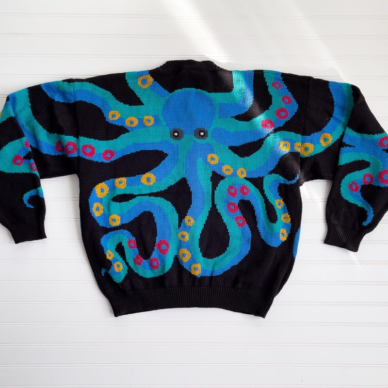 Octopus Sweater - Etsy