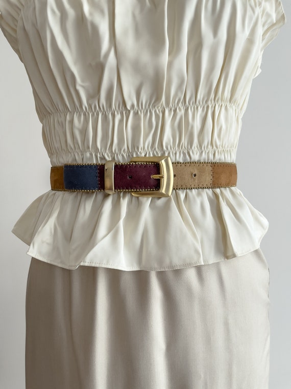 Patchwork boho belt vintage - Gem