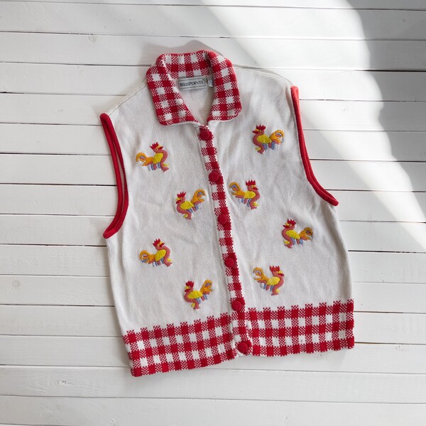 90s Chicken Vest - Etsy