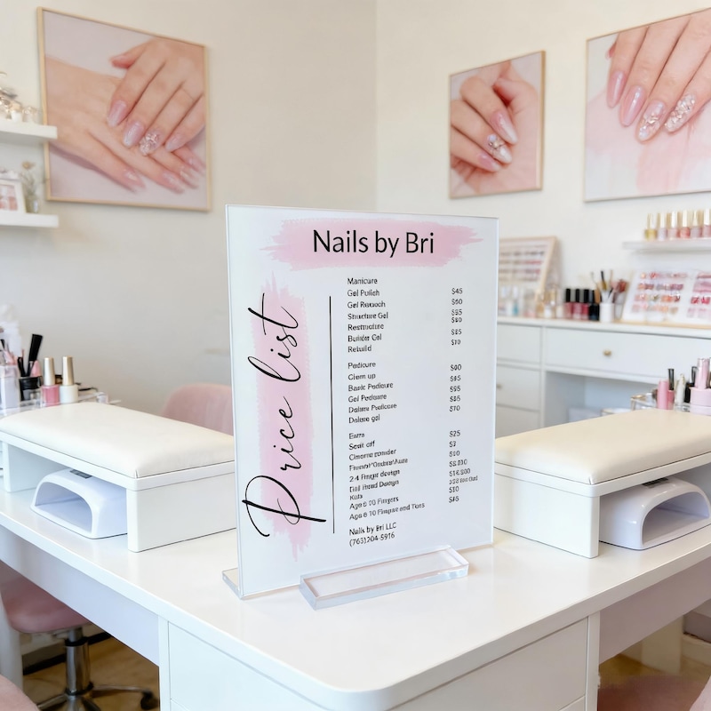 Price List Board - Etsy