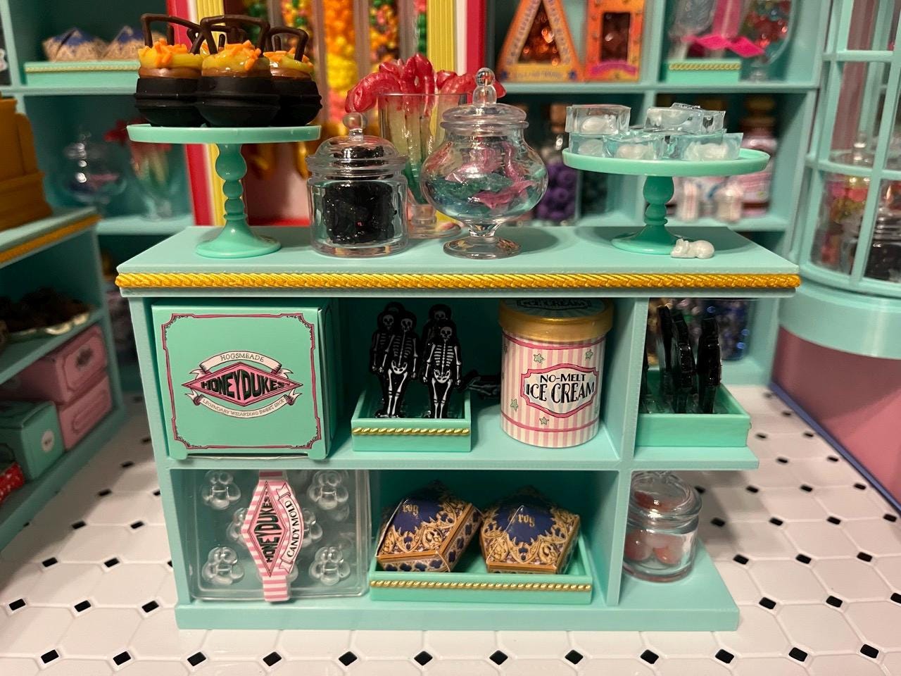 Miniature Candy Store Island Counter Shelves - Etsy