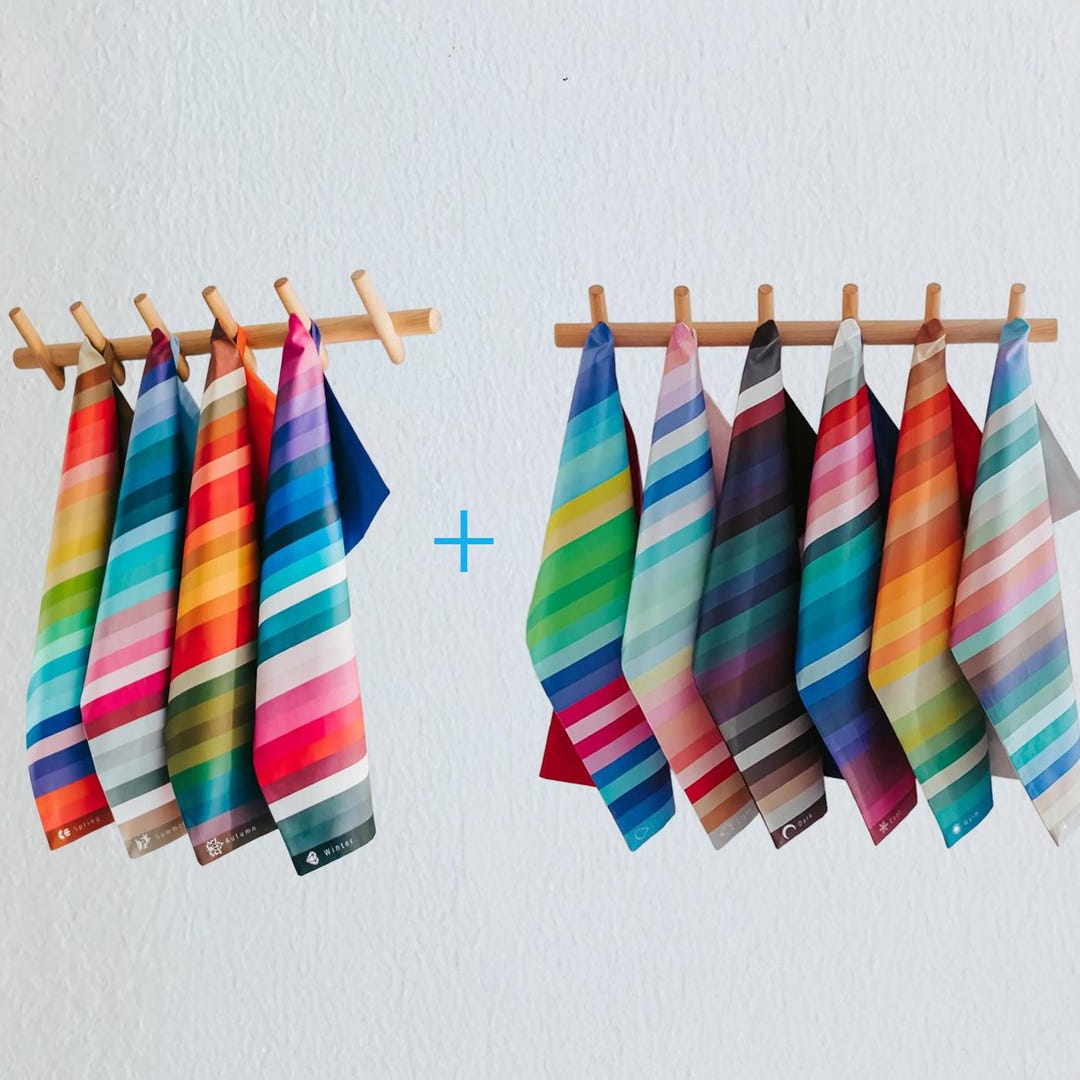 Seasonal Color Analysis Flags - 10 Flag Full Set - Etsy