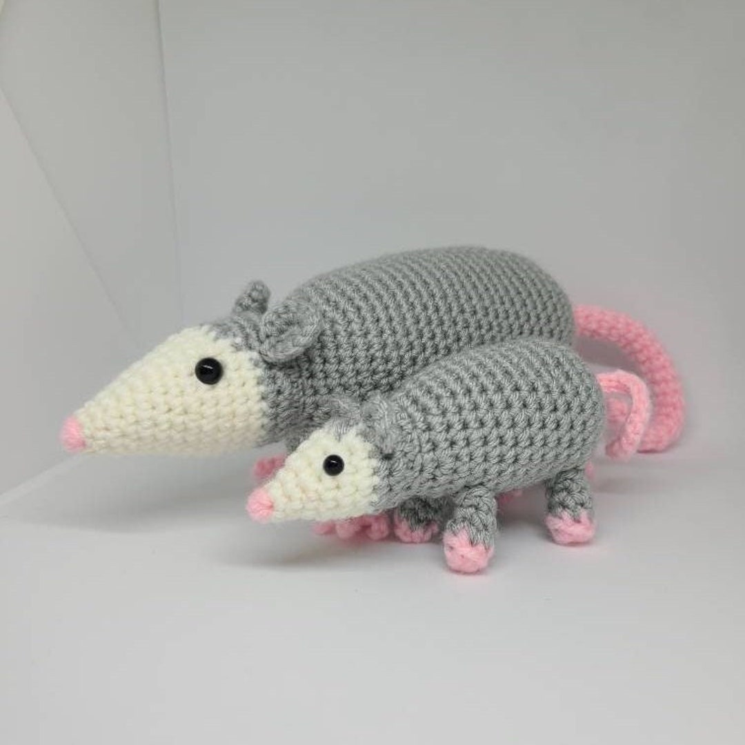 Possum Family Crochet PATTERN - Etsy