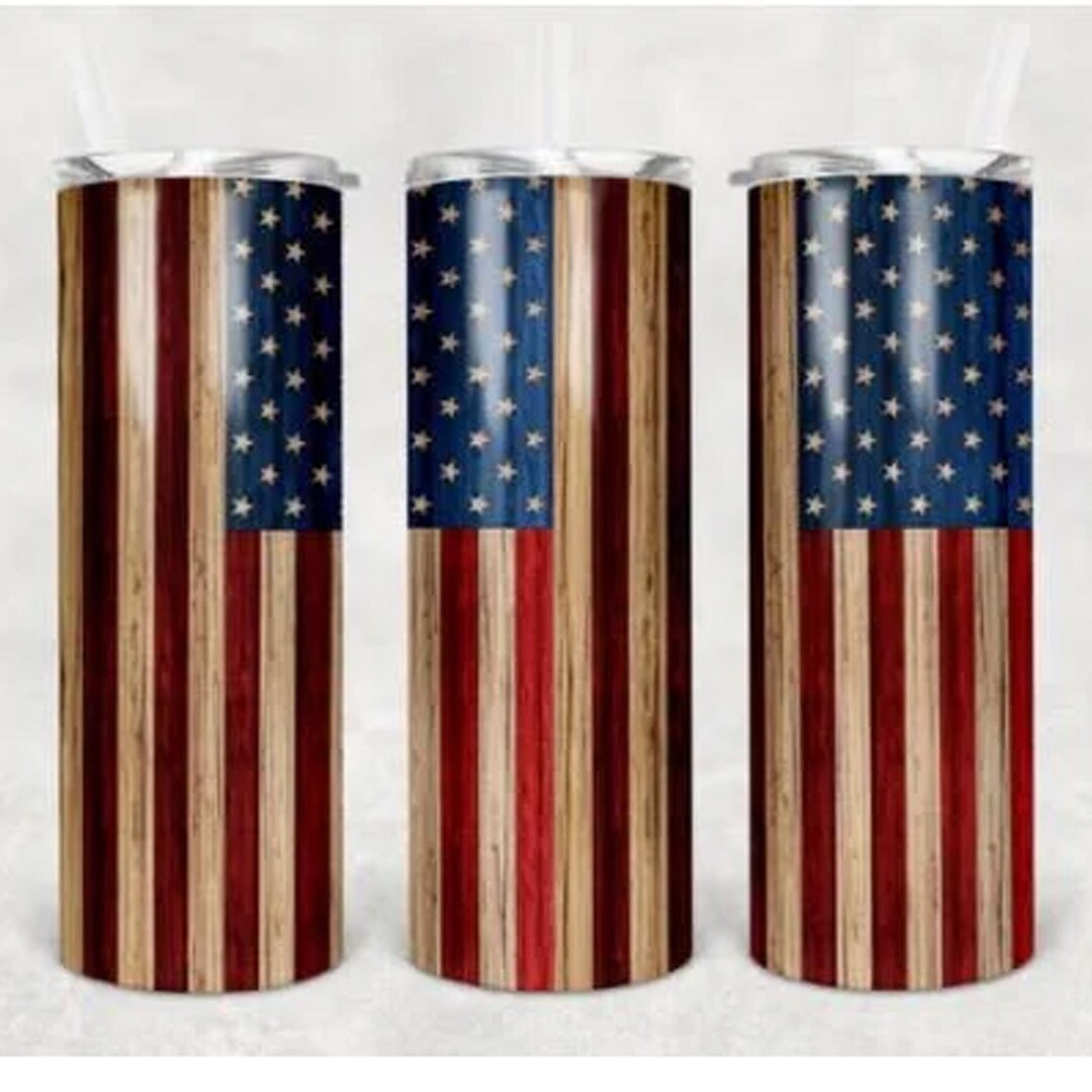 Flag Wrap for Sublimation Skinny Tumbler, Sublimation Tumbler Transfer ...
