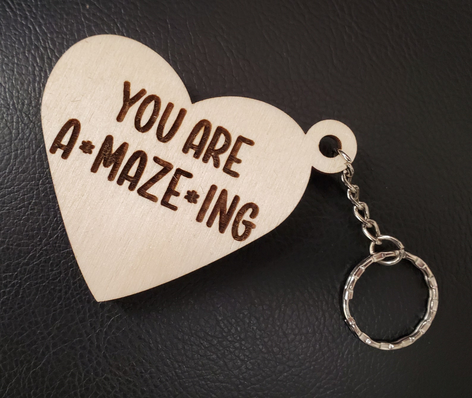 Laser Cut Keychain You Are AMAZEING Maze Game Key Ring - Etsy