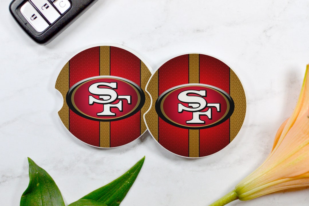 San Francisco 49ers Car Coasters, 49ers Car Coasters, SF 49ers Car ...