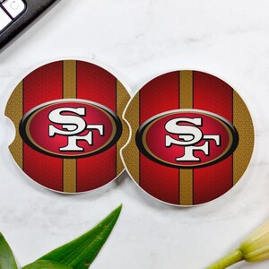San Francisco 49ers Car Coasters, 49ers Car Coasters, SF 49ers Car ...