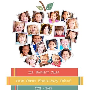 School Photo Display, Teachers Gift, Customized Class Photo Collage ...