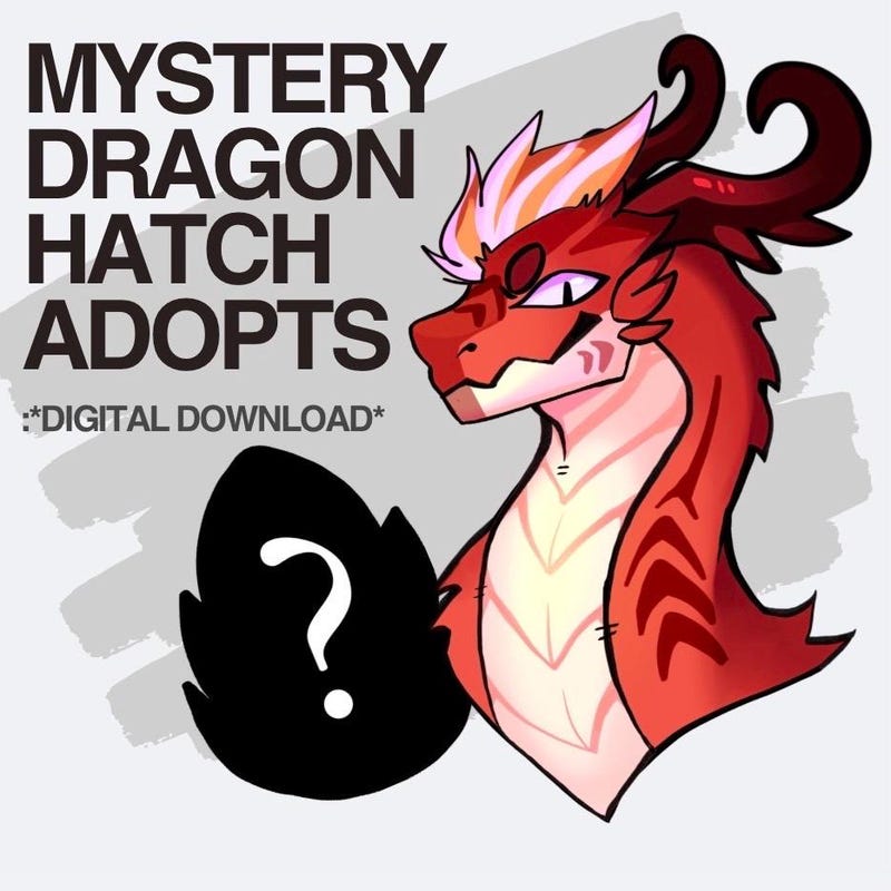 Dragon Character Adopt - Etsy