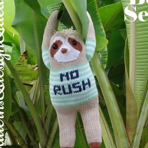 Sloth Knitting Pattern Amigurumi Toy Knit Pattern Sloth - Knitting ...