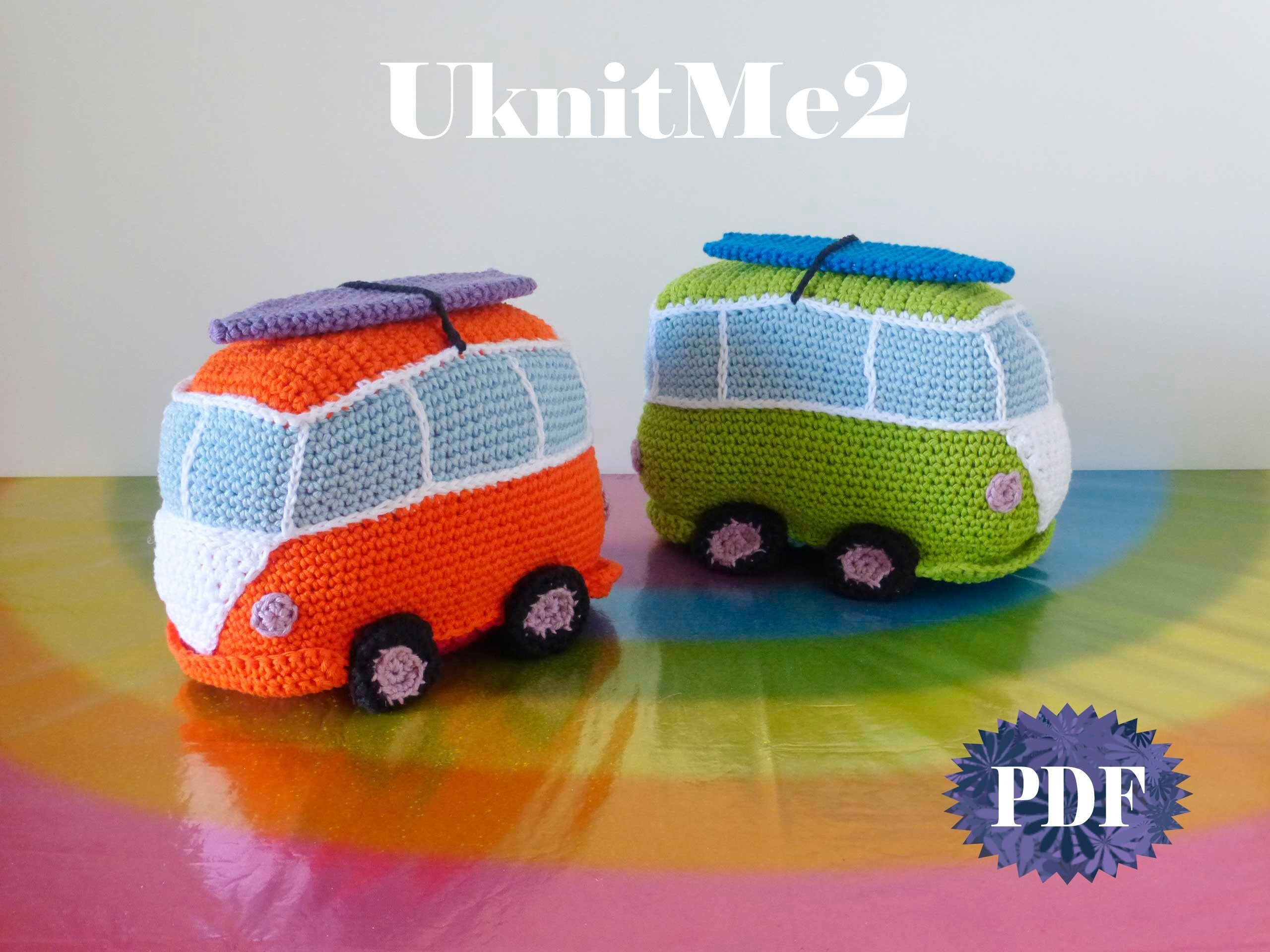 Surf Van Crochet Pattern Amigurumi PHOTO Tutorial Beginner - Etsy