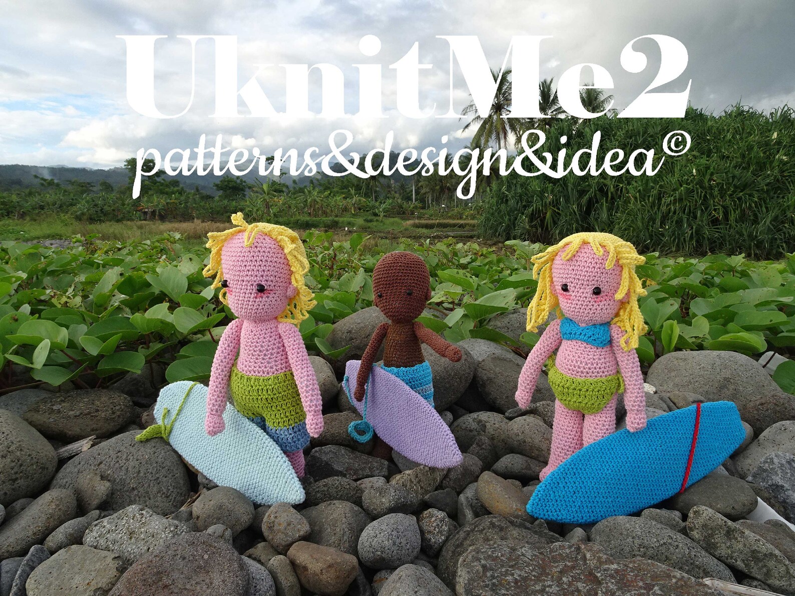 Surfer Amigurumi Crochet Doll Pattern Surfer Girl Surfing | Etsy
