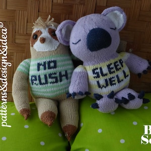 Sloth Knitting Pattern Amigurumi Toy Knit Pattern Sloth - Etsy
