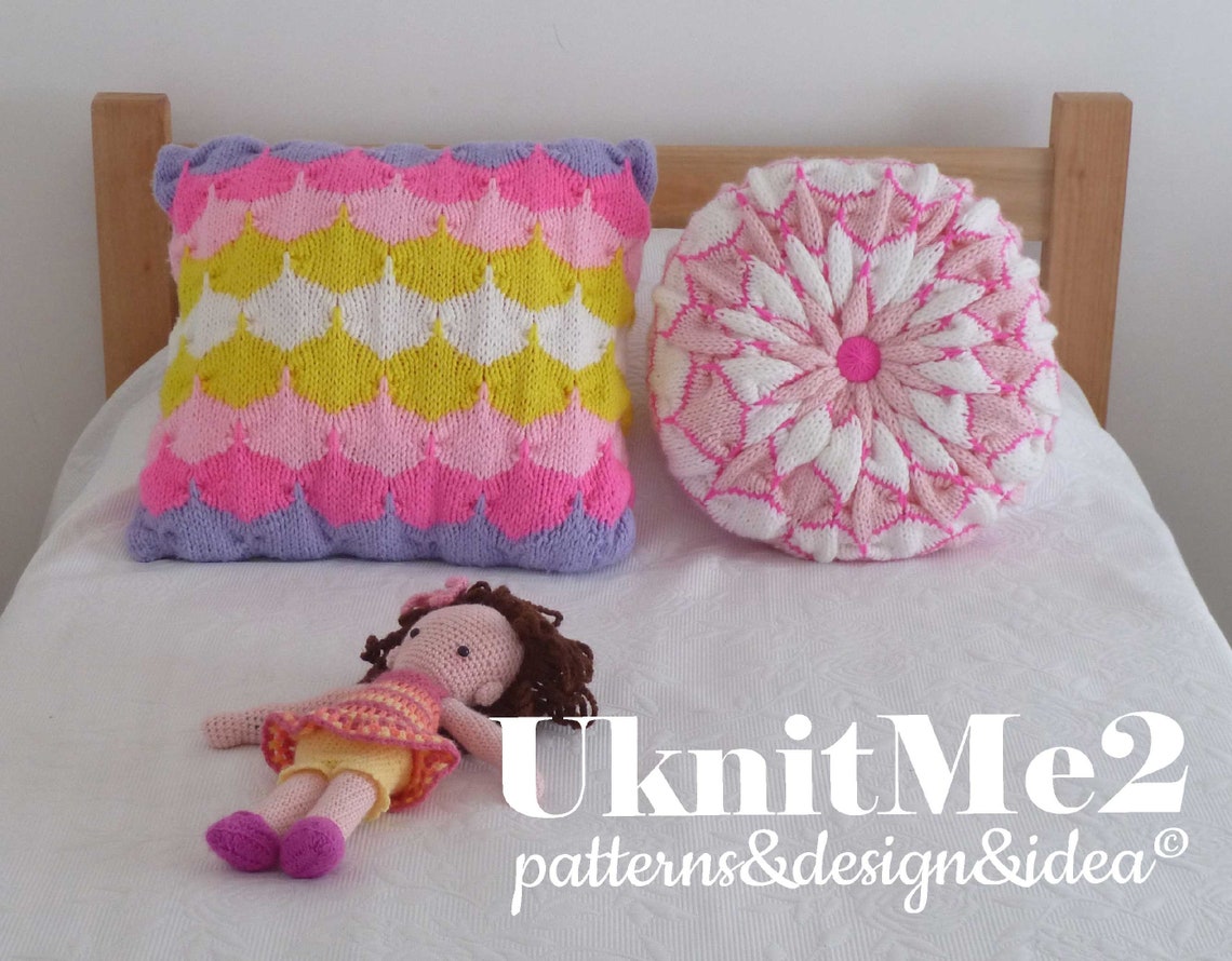 Knit PILLOW PATTERN Knitting Decorative Pillow Pattern | Etsy