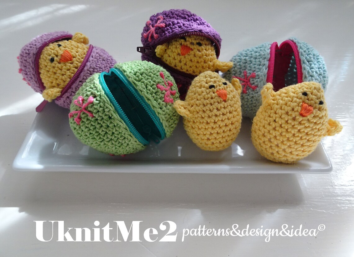 Crochet Pattern Eggs & Chicks Crochet Amigurumi Pattern baby | Etsy