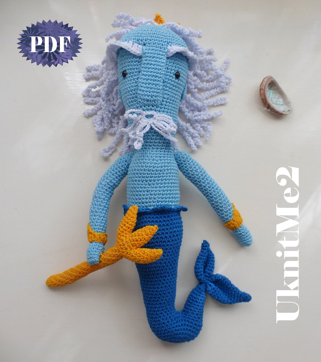 Amigurumi Crochet Pattern Neptune Toy - for Boys Crochet Amigurumis ...