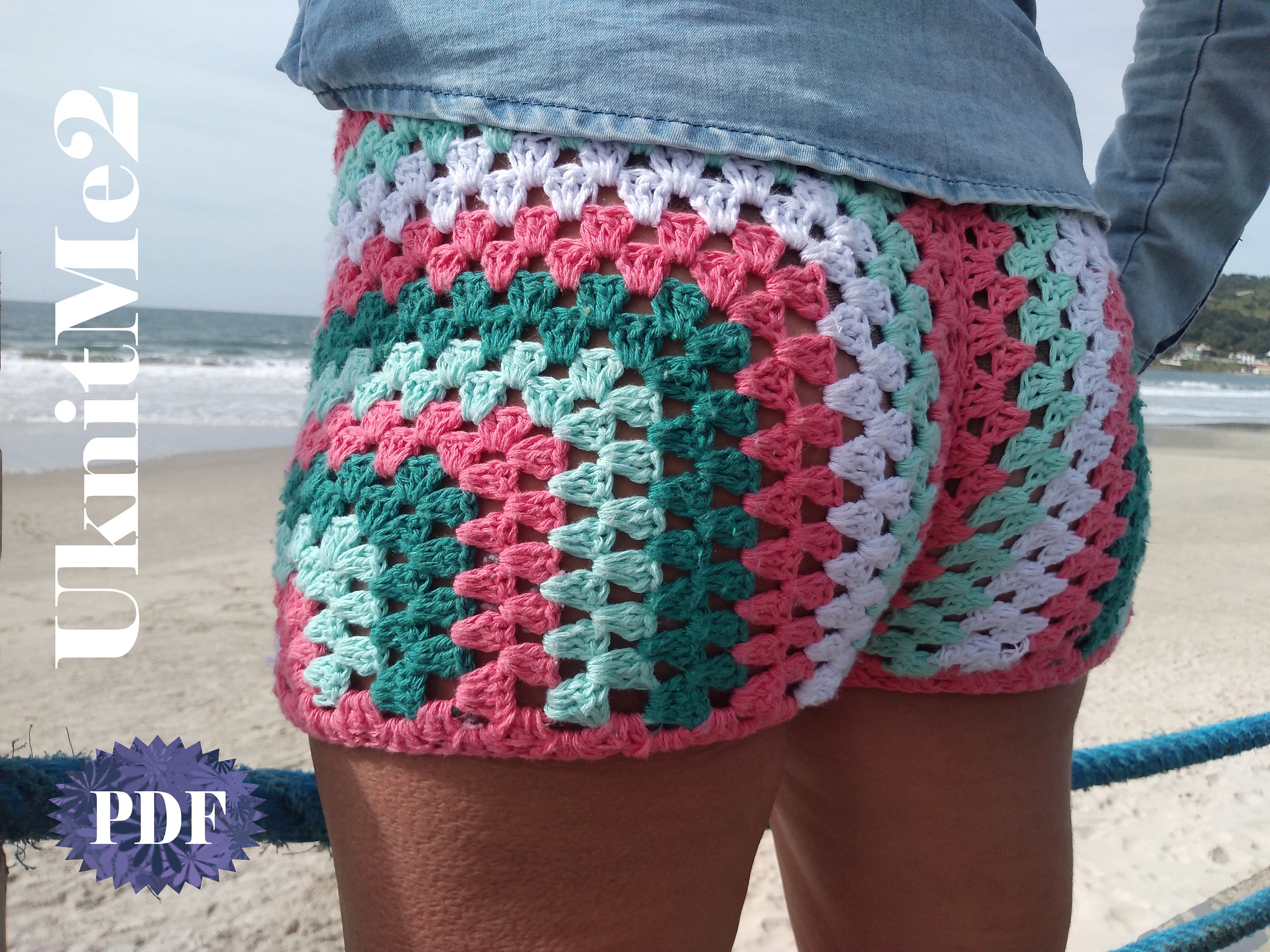 Granny SHORTS Crochet Pattern S M L & More Sizes How to - Etsy