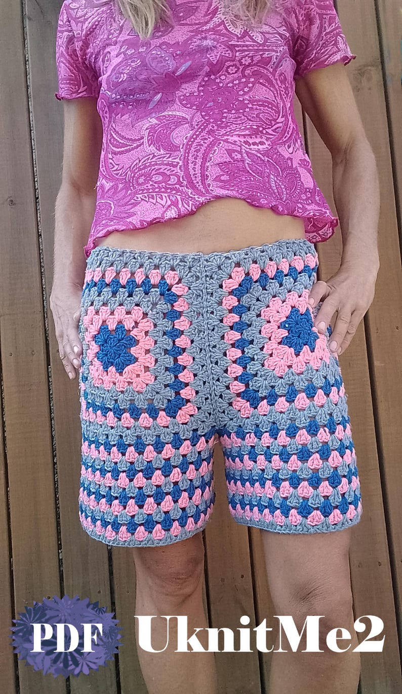 SHORTS Crochet Pattern Man Granny Comfy, Boy / Girl Comfortable Granny ...