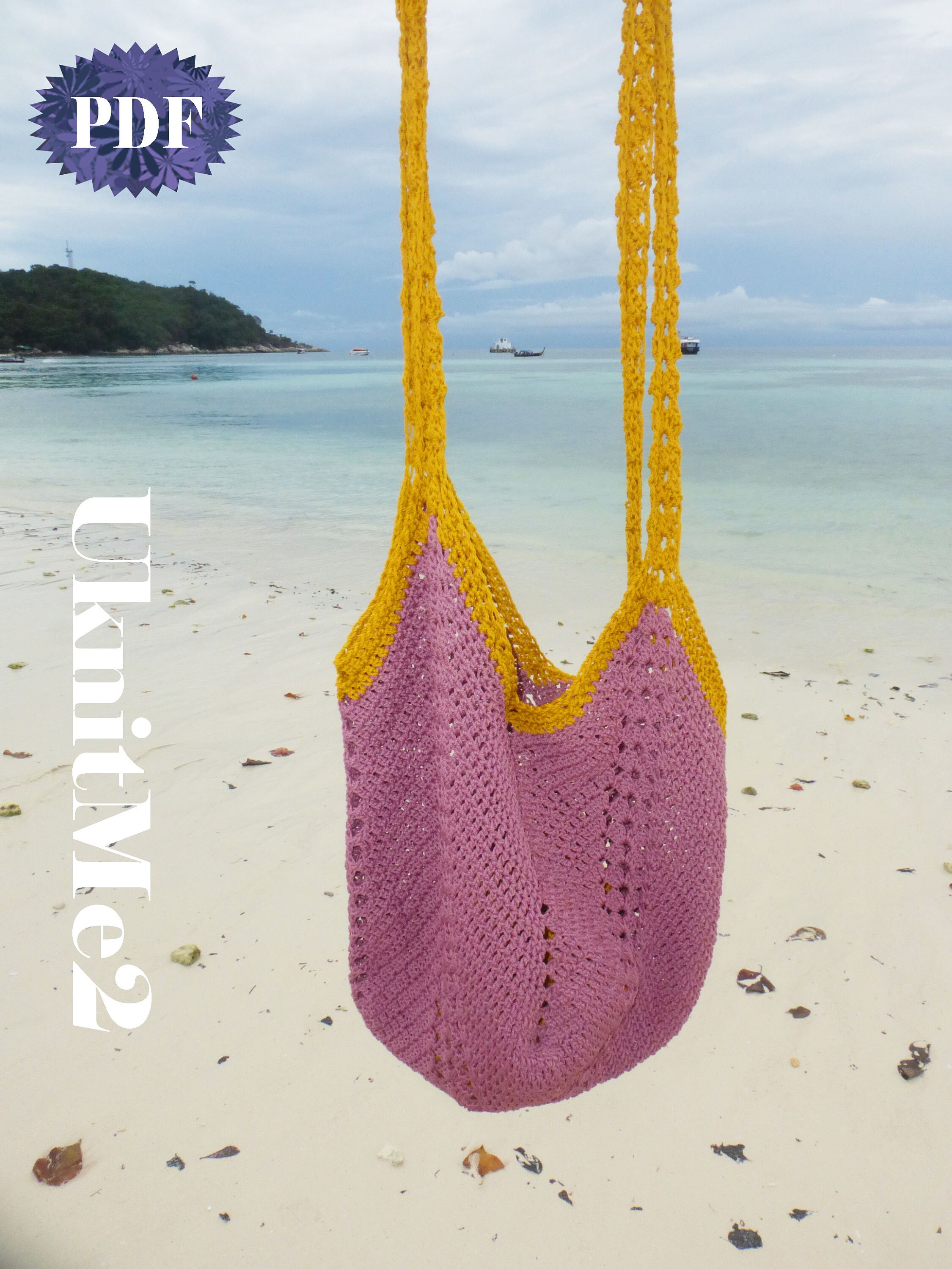 Crochet Bag Solid Granny Square Bottom Bag Crochet Pattern Rainbow ...