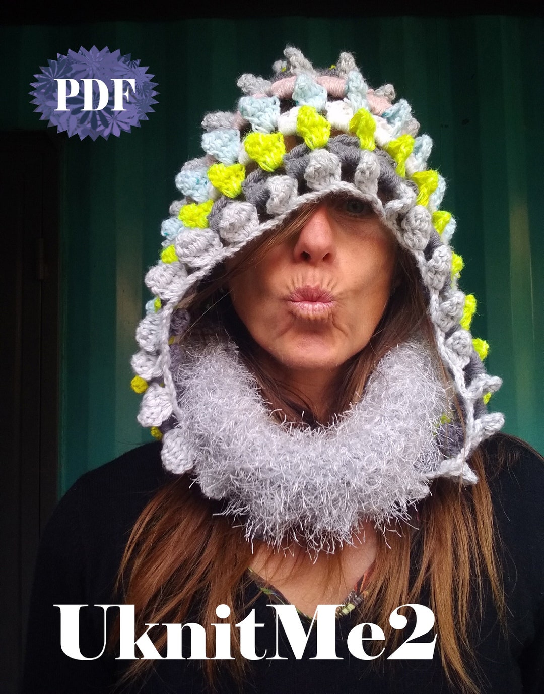 Balaclava Crochet Pattern - Cowl Crochet Pattern Hood Crochet Pattern ...