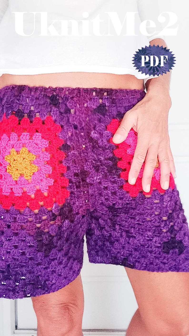 SHORTS Crochet Pattern Man Granny Comfy, Boy / Girl Comfortable Granny ...