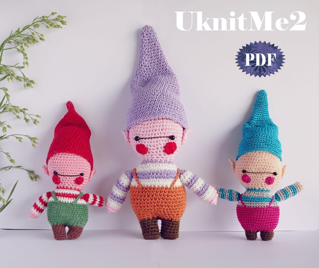 Christmas Elf Amigurumi Crochet Pattern Cuddle Amigurumi Crochet ...