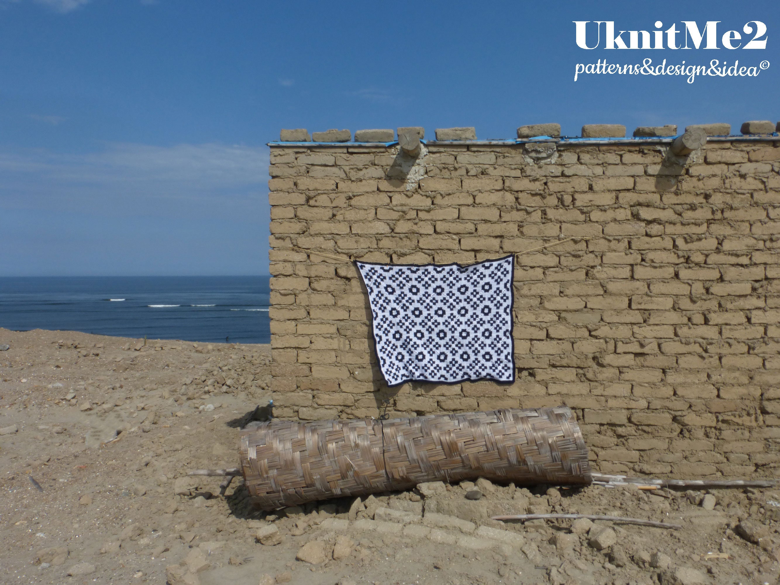 Blanket Tapestry Motif Tribe Throw crochet pattern | Etsy