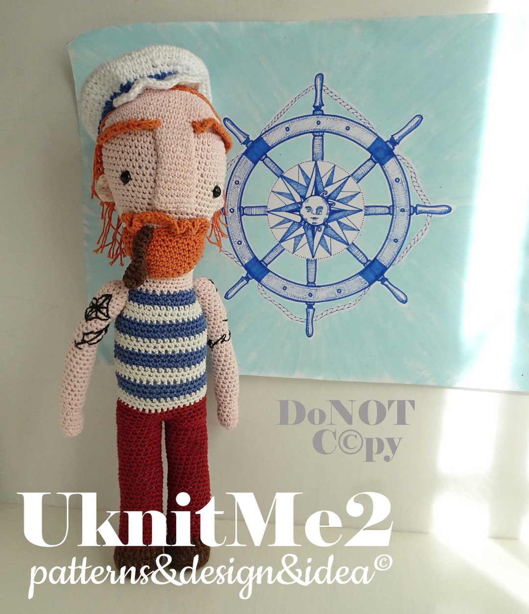 Sailor Amigurumi Crochet Pattern Toy for Boys Crochet Amigurumis ...