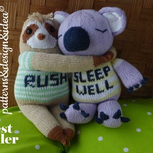 Sloth Knitting Pattern Amigurumi Toy Knit Pattern Sloth - Knitting ...