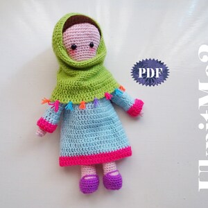 Muslim Doll Crochet Pattern - Islamic With Hijab Amigurumi Doll Crochet ...